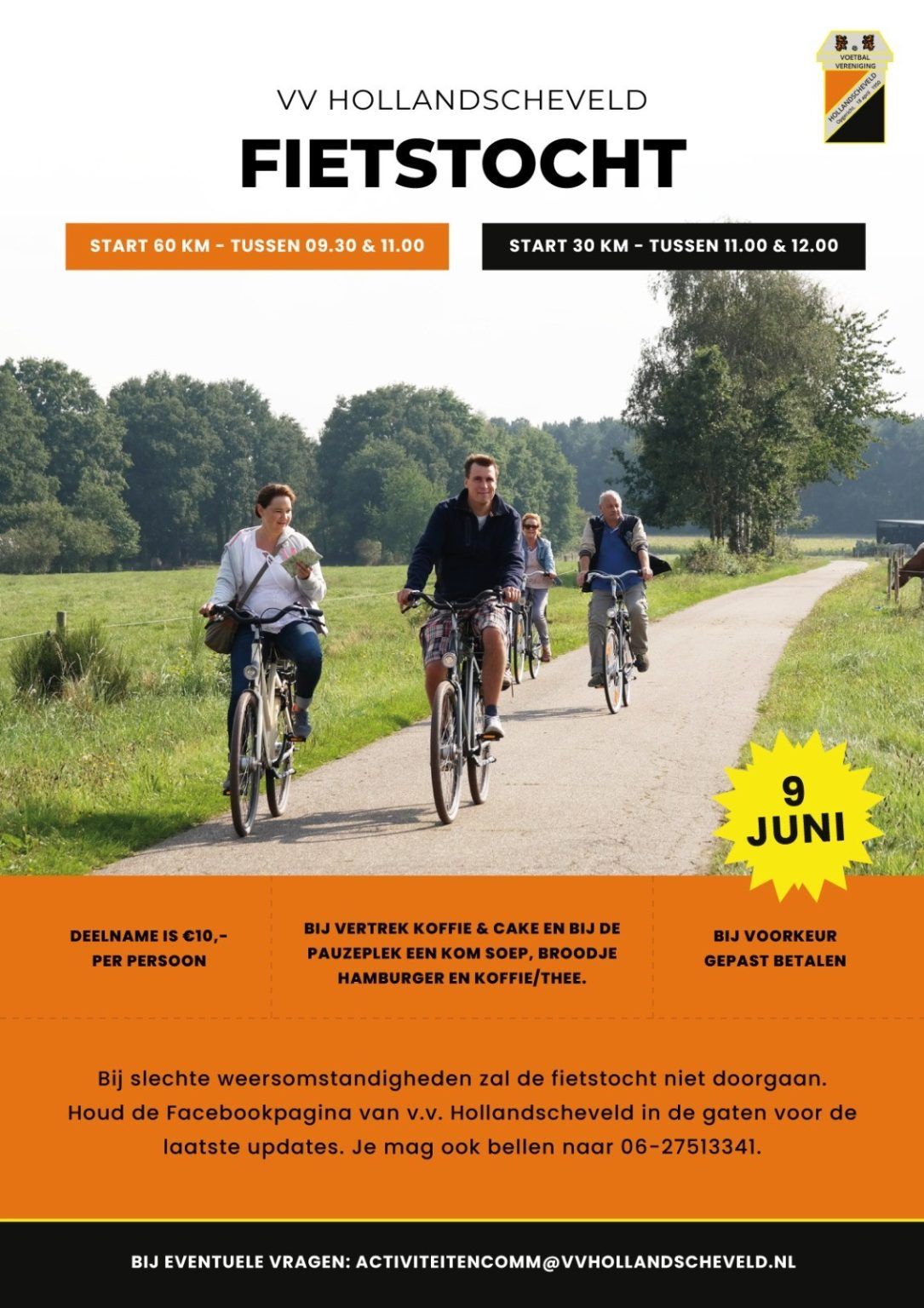 fietstocht v.v. Hollandscheveld 2e pinksterdag - Regionieuws Hoogeveen